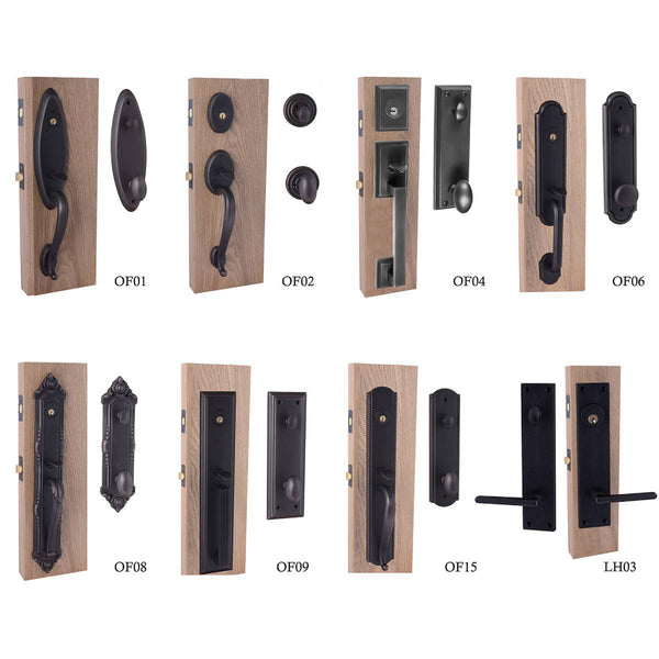 GID Modern Steel Iron Front Single Door with Bug Proof Screen ED230