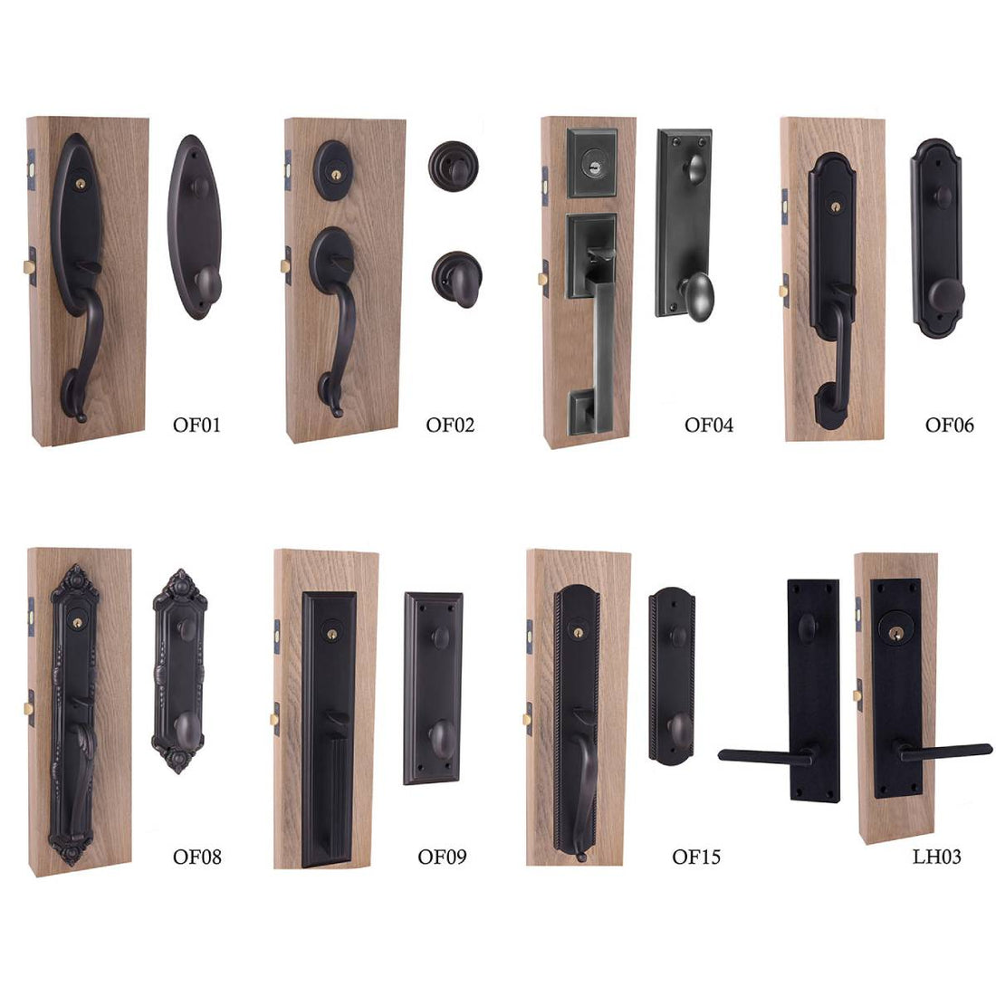 GID Contemporary Unit Design Iron Front Double Door