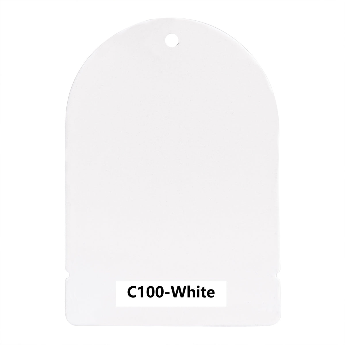 GID Iron Color Finish Sample C100 White