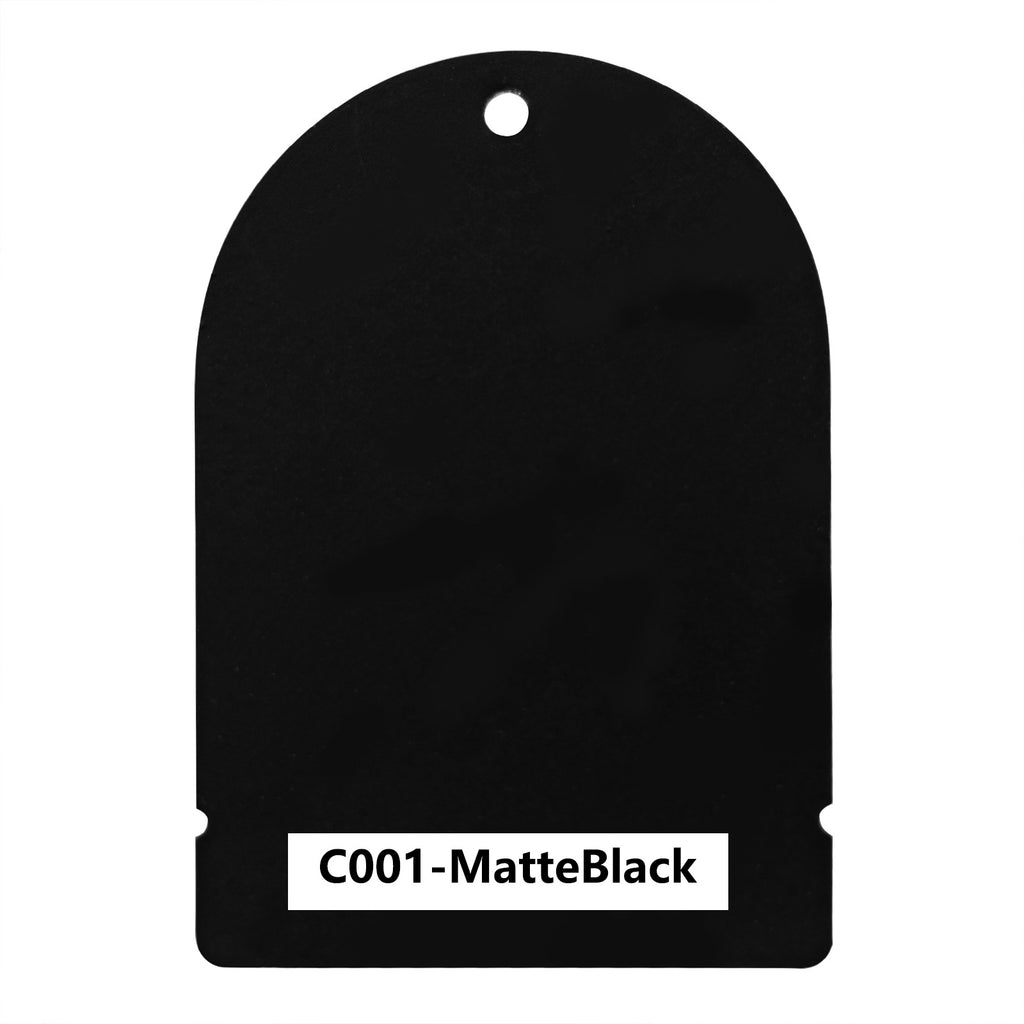 GID Iron Color Finish Sample C001 Matte Black